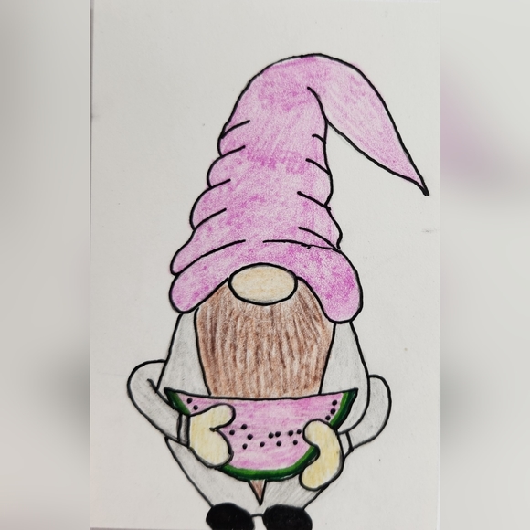 Hand Crafted | Office | Customize Hand Crafted Watermelon Gnome ...